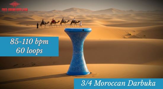 Free Drum Loops. Moroccan darbuka (60 loops)
