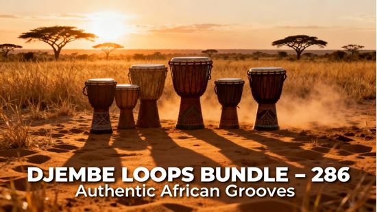 Free Drum Loops. Djembe bundle - 286 loops